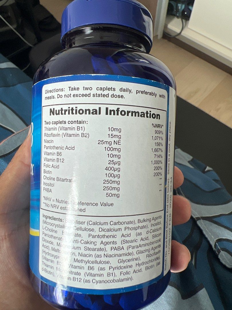 New Holland and Barrett B Complex - 250 tablets, Health & Nutrition ...