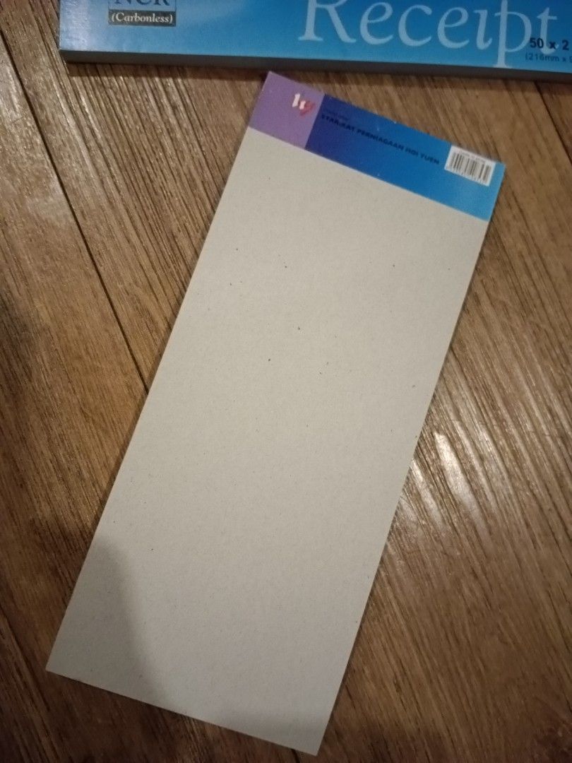 New Official Receipt Book NCR Carbonless 216 x 95 mm (each 50 x 2 ply ...