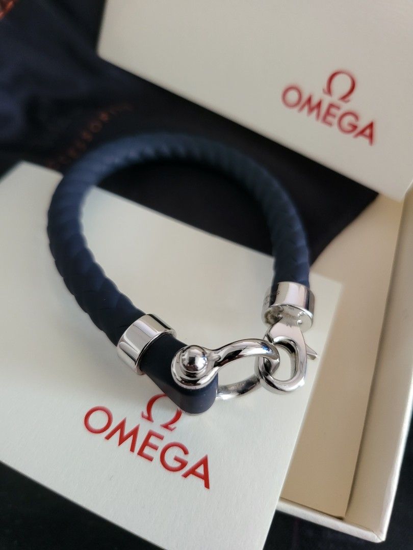 New Omega Sailing Rubber Bracelet Watch, Luxury, Watches on Carousell