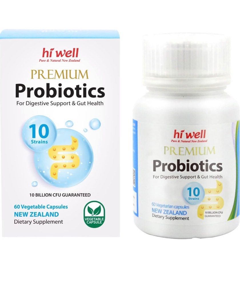 New Zealand brand Hi Well Probiotics, Health & Nutrition, Health ...