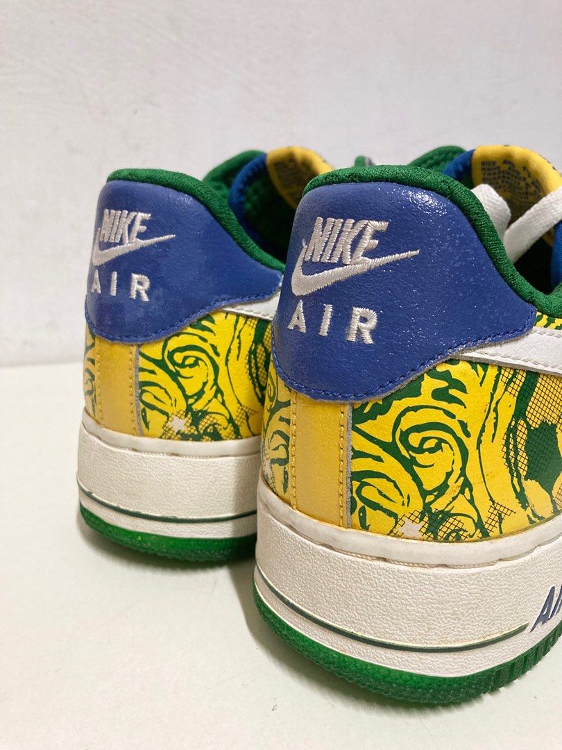 Nike Air Force 1 Premium Ronaldinho 世界盃 小羅納度 AF1 巴西 瘋世足 蒐藏品, 他的時尚, 鞋類 ...