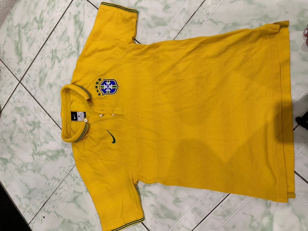Nike Brazil polo shirt on Carousell