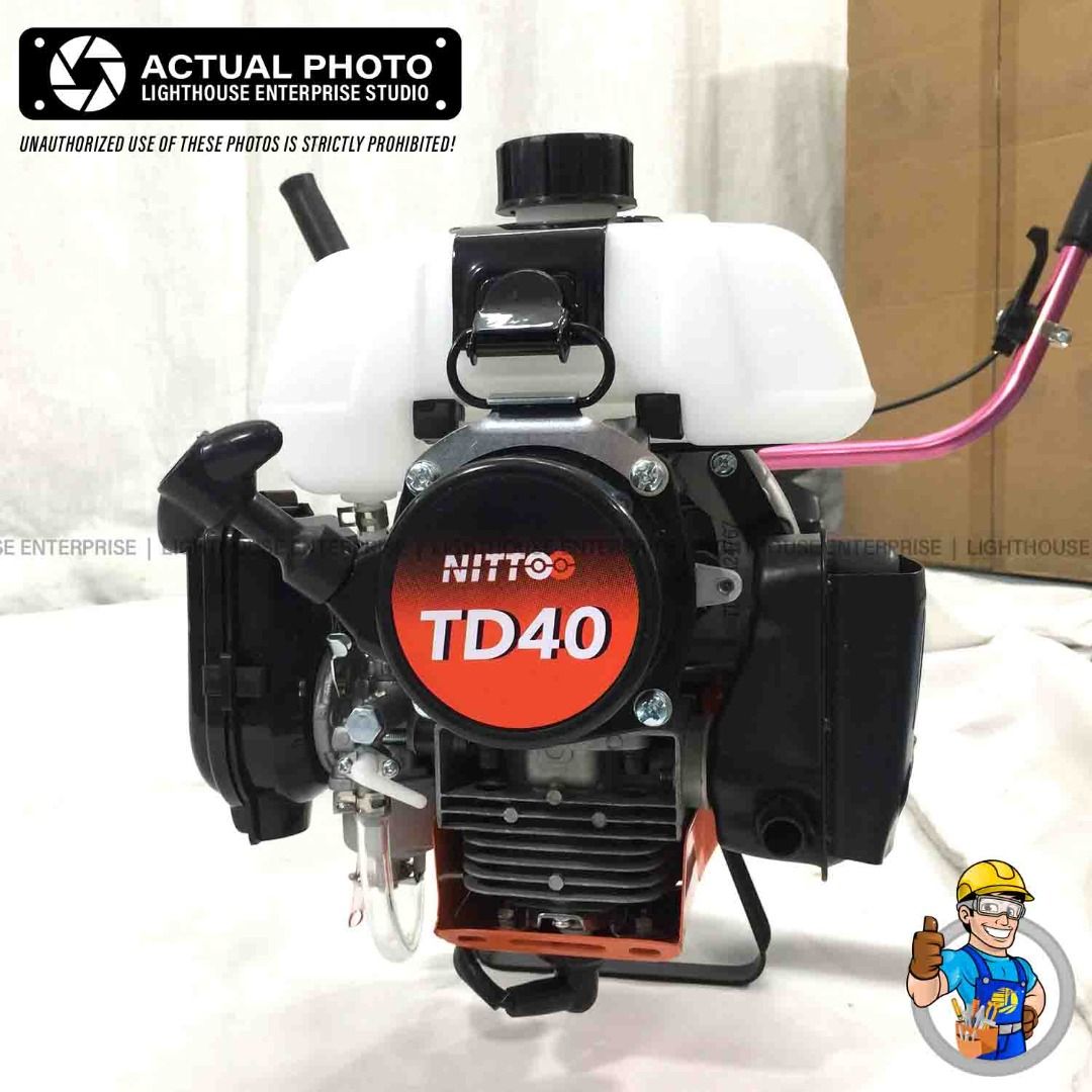 NITTOO Japan 1.5Hp 2-Stroke TD40 Gasoline Grasscutter / Brush Cutter / Grass Trimmer (NITTOO ...