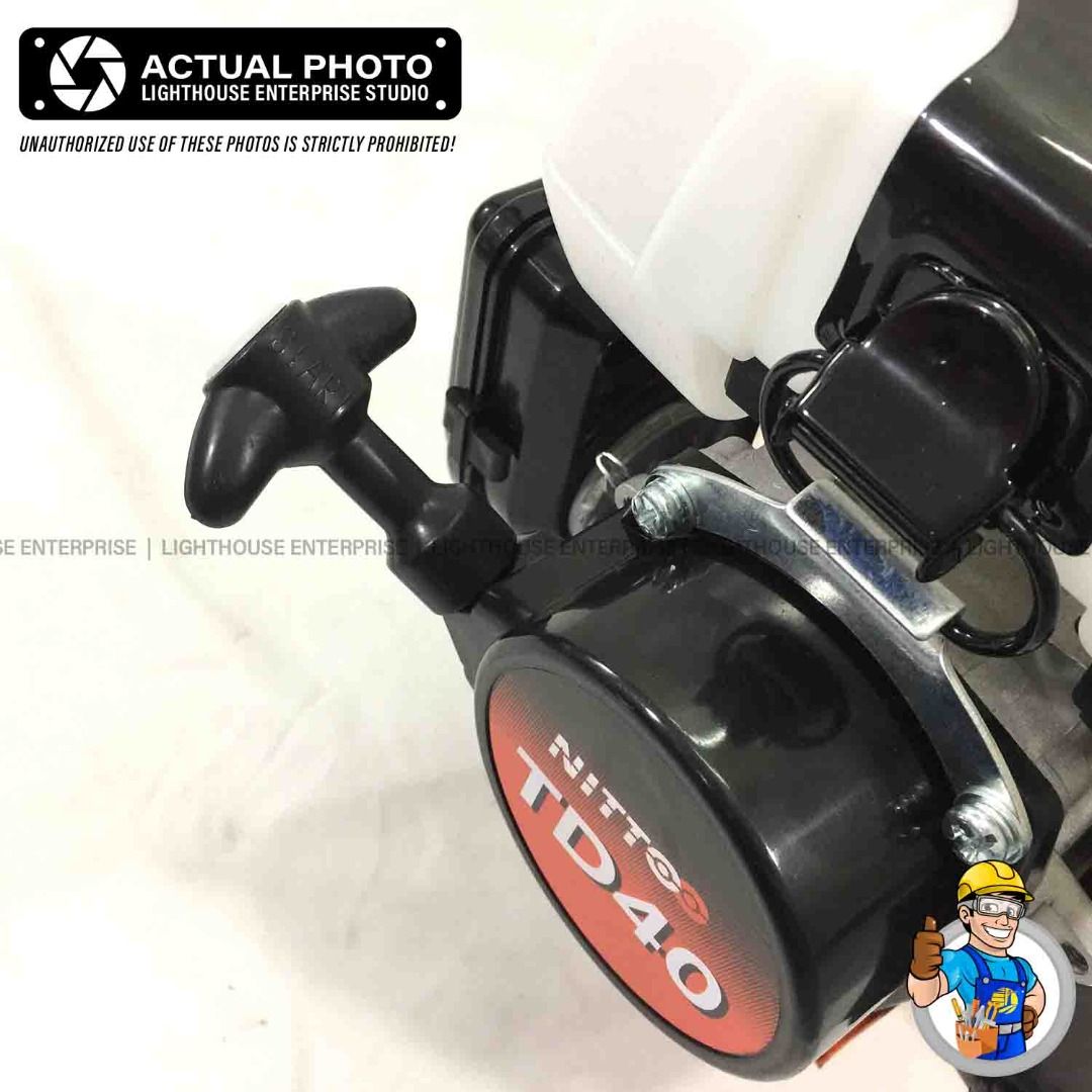 NITTOO Japan 1.5Hp 2-Stroke TD40 Gasoline Grasscutter / Brush Cutter / Grass Trimmer (NITTOO ...