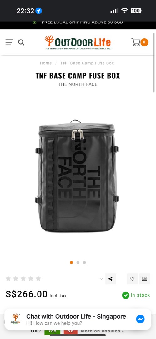 North face fuse box backpack, Men's Fashion, Bags, Backpacks on Carousell