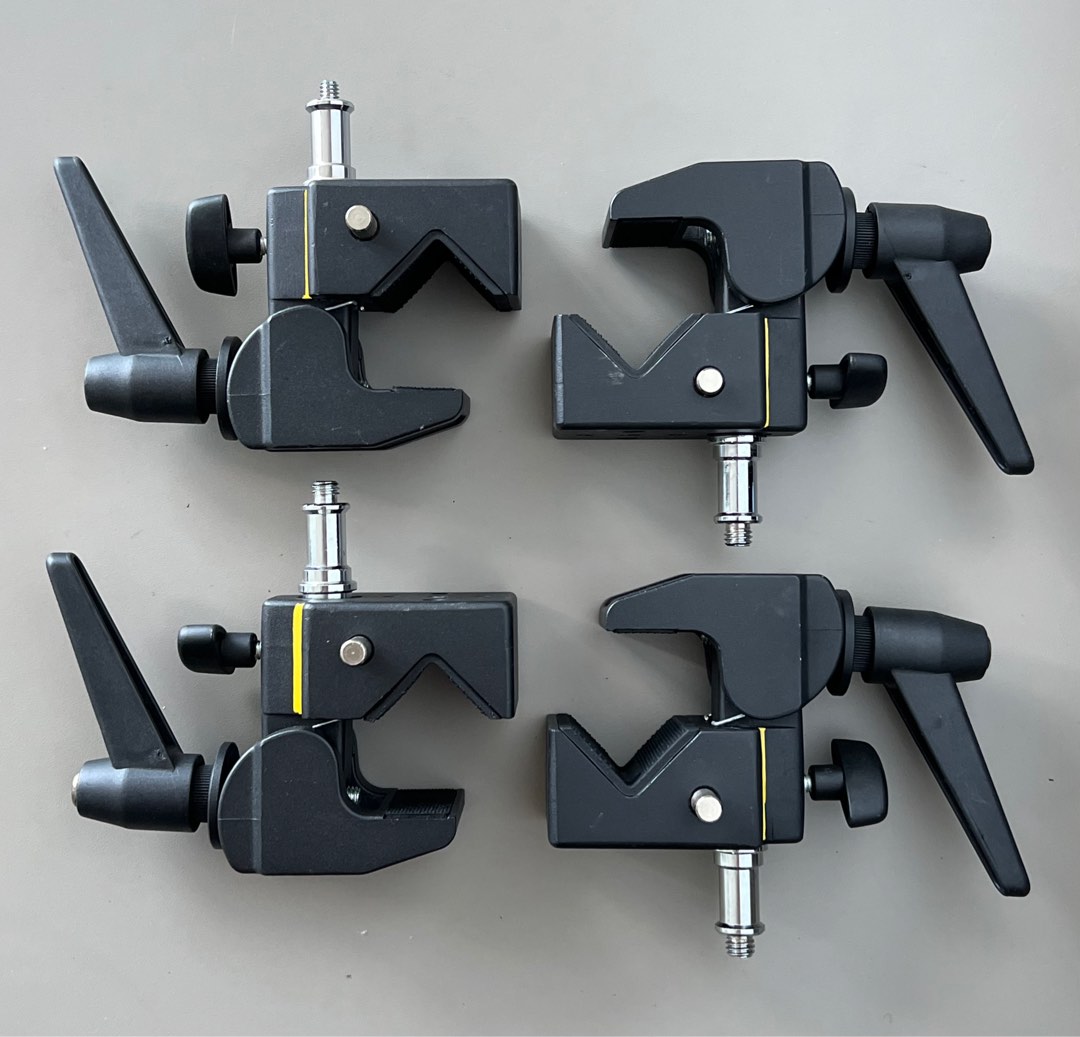 OEM Super Clamp + Spigot (x 4), Photography, Photography Accessories ...