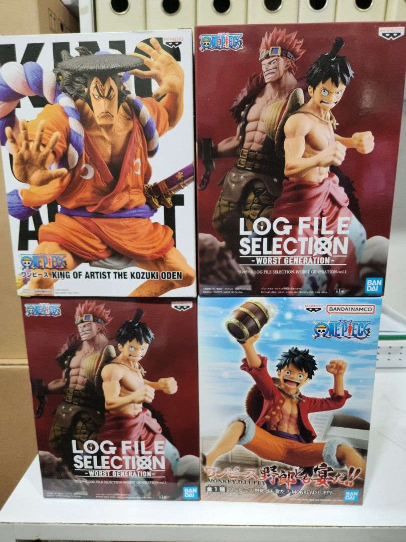 One Piece Log File Selection Luffy & King of Artist Kozuki Oden ...