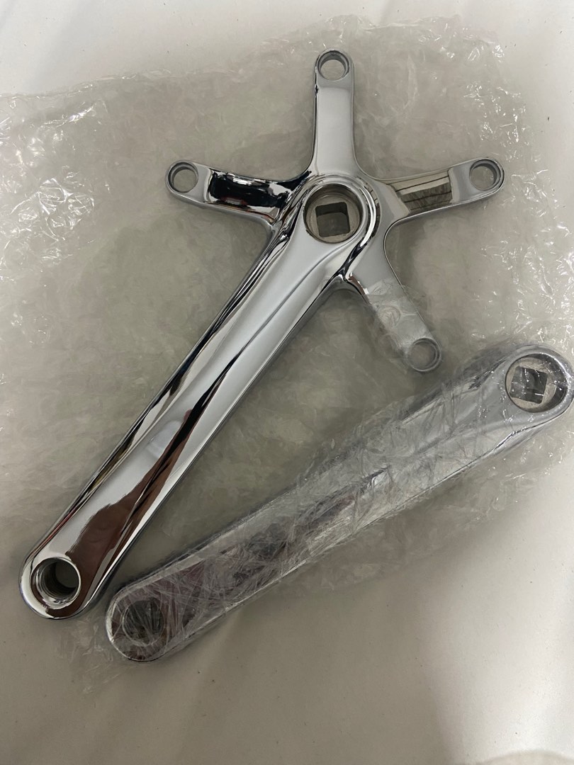 Original Brompton Crank (Chrome Plated), Sports Equipment, Bicycles ...