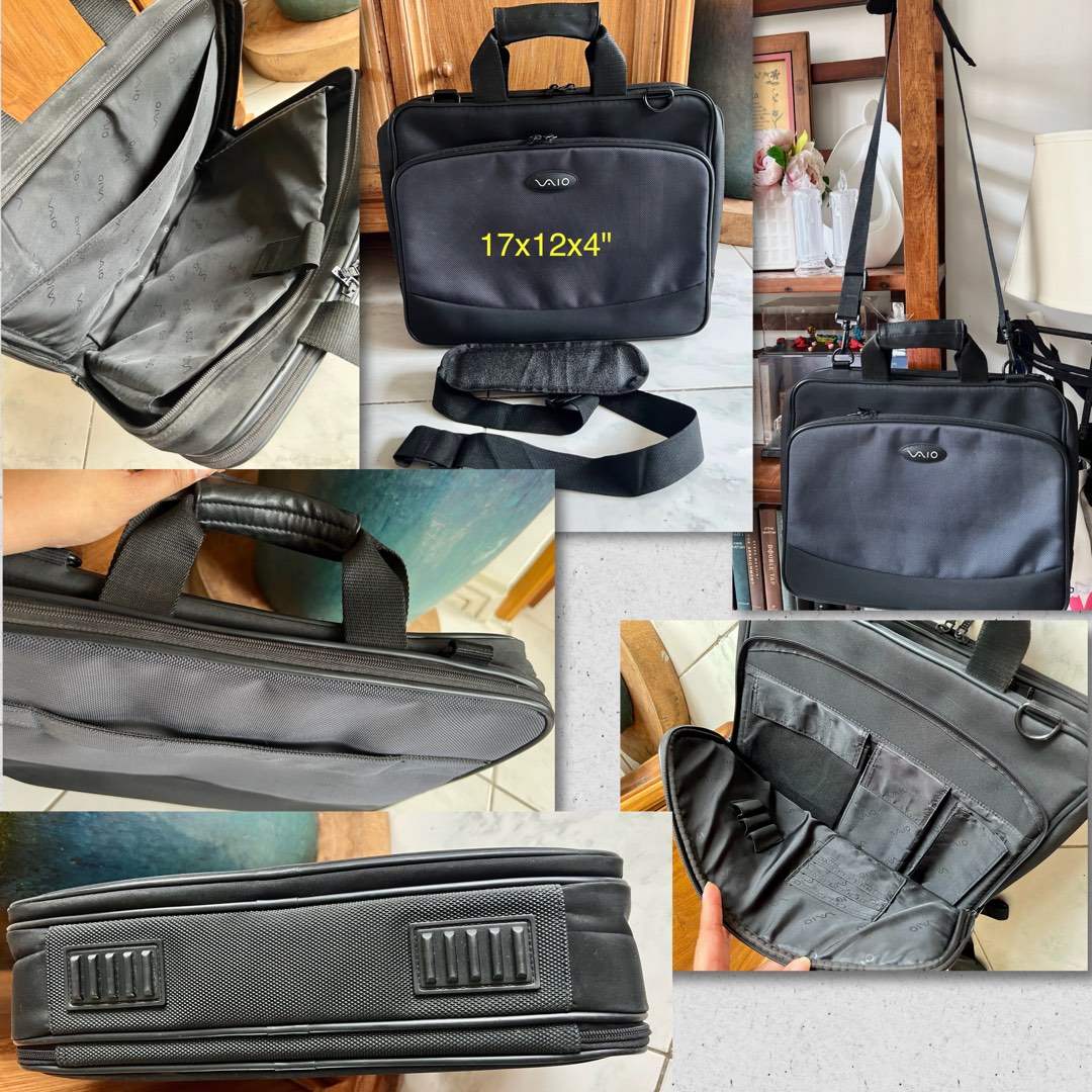 Original Sony VAIO Messenger Bag 17" Laptop with lots of compartments ...