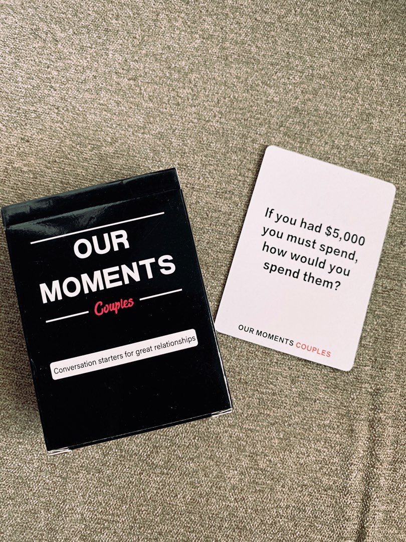 Our moments card game on Carousell