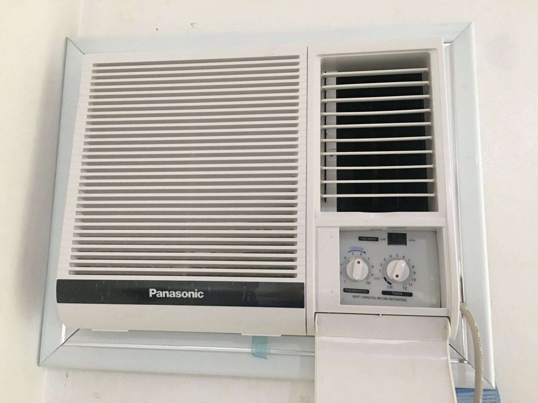 Panasonic 1HP Window Type Aircon with timer!, TV & Home Appliances, Air ...