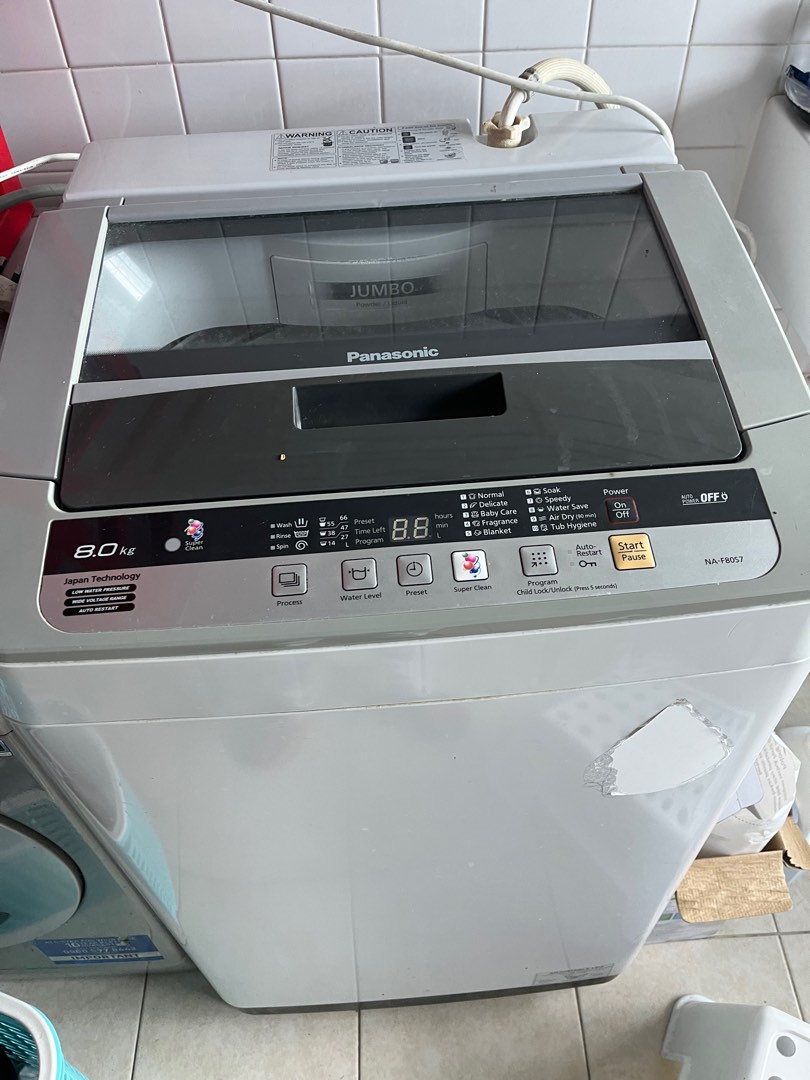 Panasonic Washing Machine, TV & Home Appliances, Washing Machines and ...