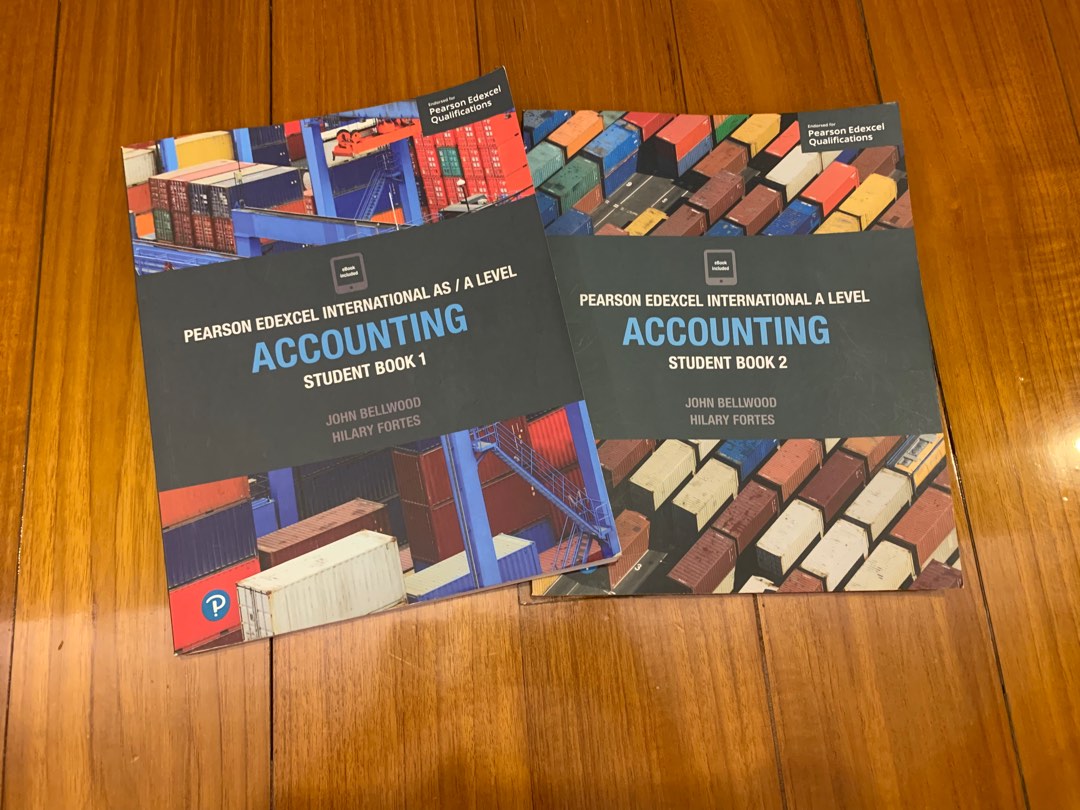 Pearson Edexcel International AS/A Level Accounting Book 1&2, 興趣及遊戲, 書本 ...