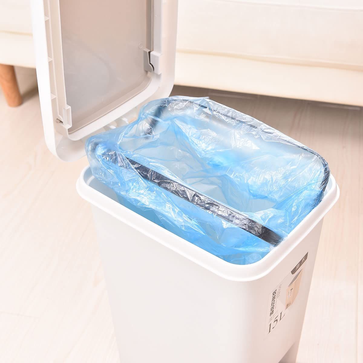 Pelican Premium 2 Way Pedal Bin, 15L [Cream, White] with Soft Closing ...