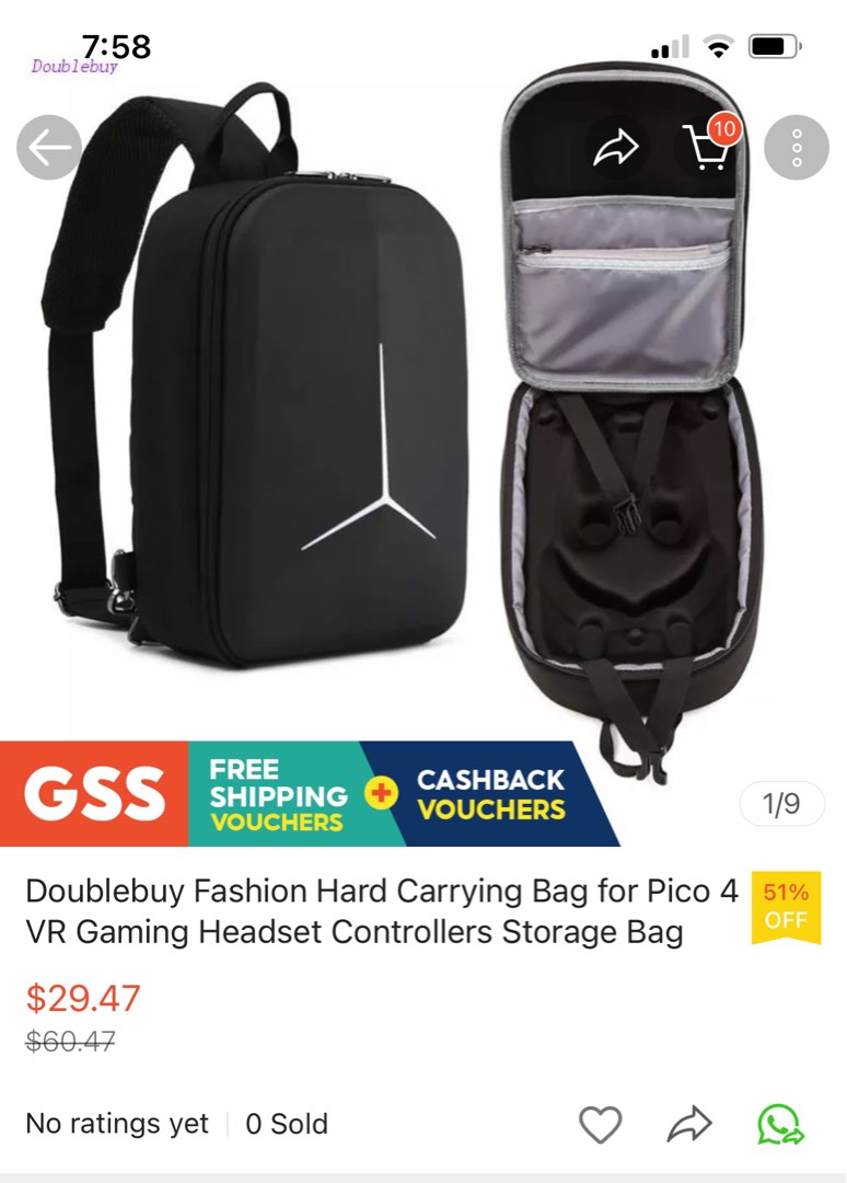 Pico 4 casing bag, Men's Fashion, Bags, Backpacks on Carousell