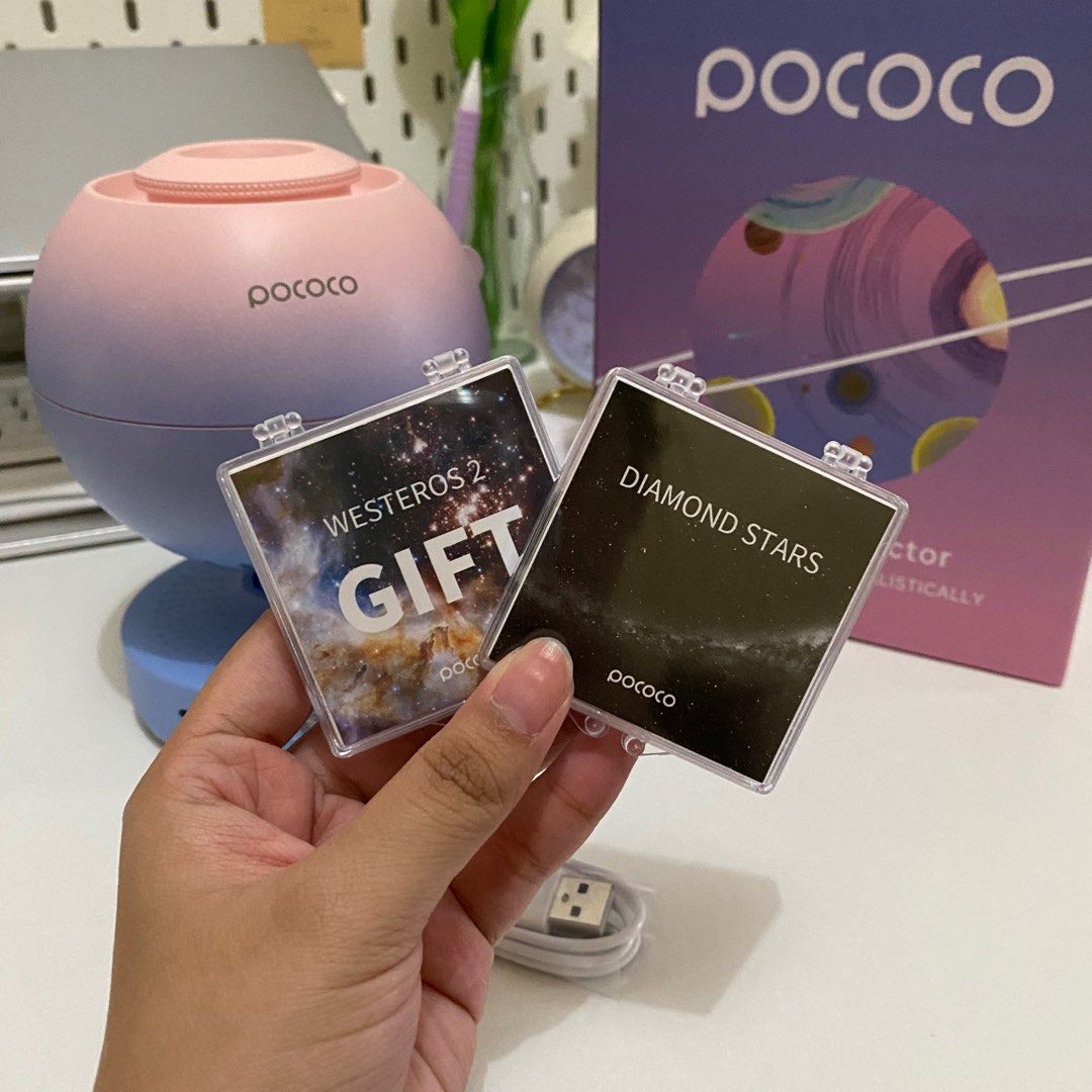 POCOCO Galaxy Projector, Furniture & Home Living, Lighting & Fans ...