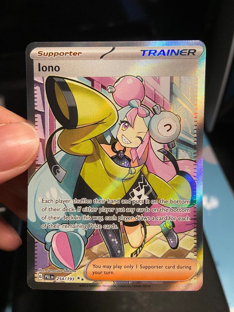 Pokemon Paldea Evolved Lono/Dendra full art 254/193 & 250/193, Hobbies ...