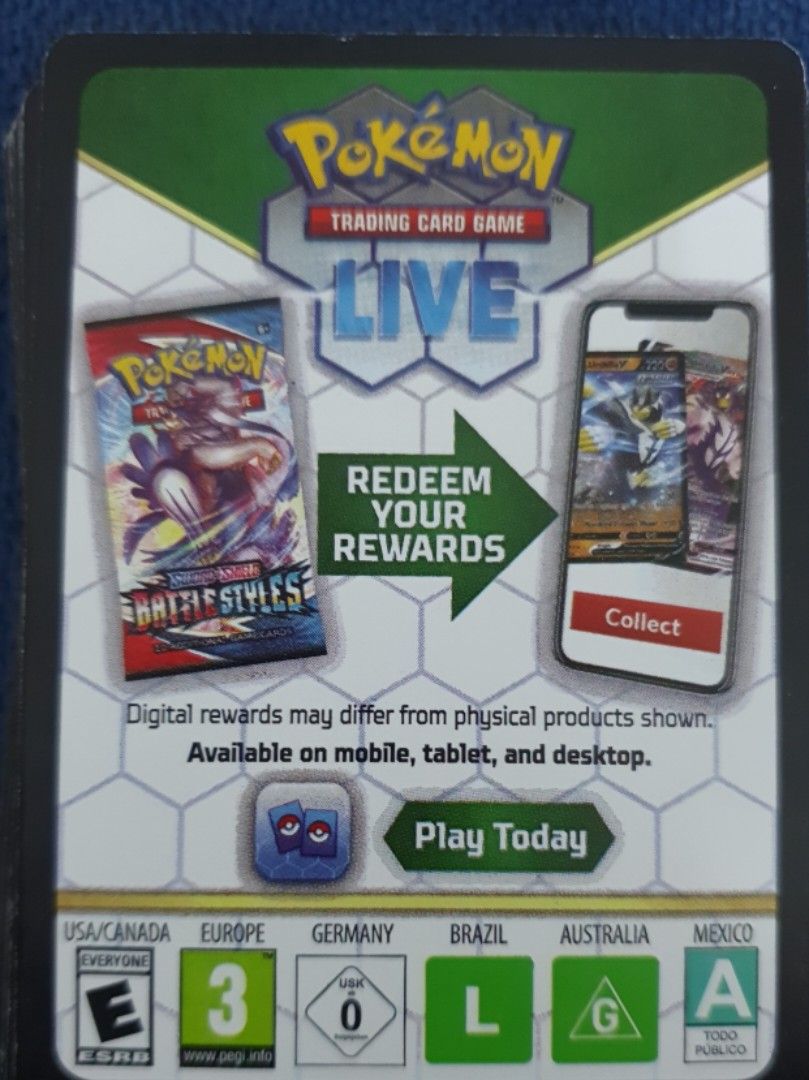 Pokemon tcg live code cards x 40, Hobbies & Toys, Toys & Games on Carousell