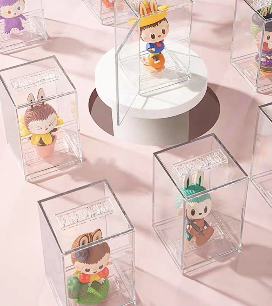 Popmart individual display case (full clear), Hobbies & Toys, Toys ...