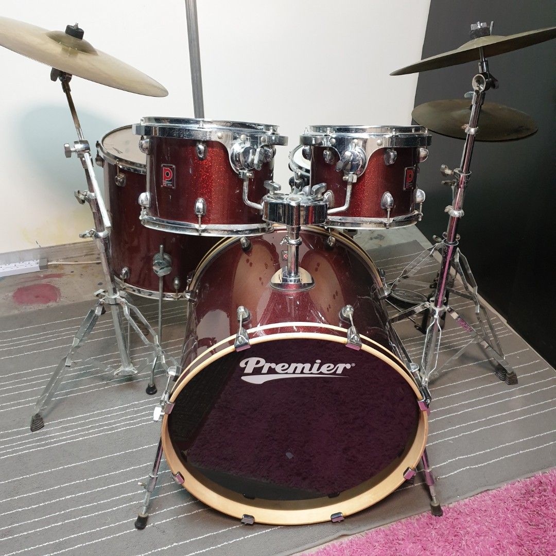PREMIER Drum kit, Hobbies & Toys, Music & Media, Musical Instruments on ...