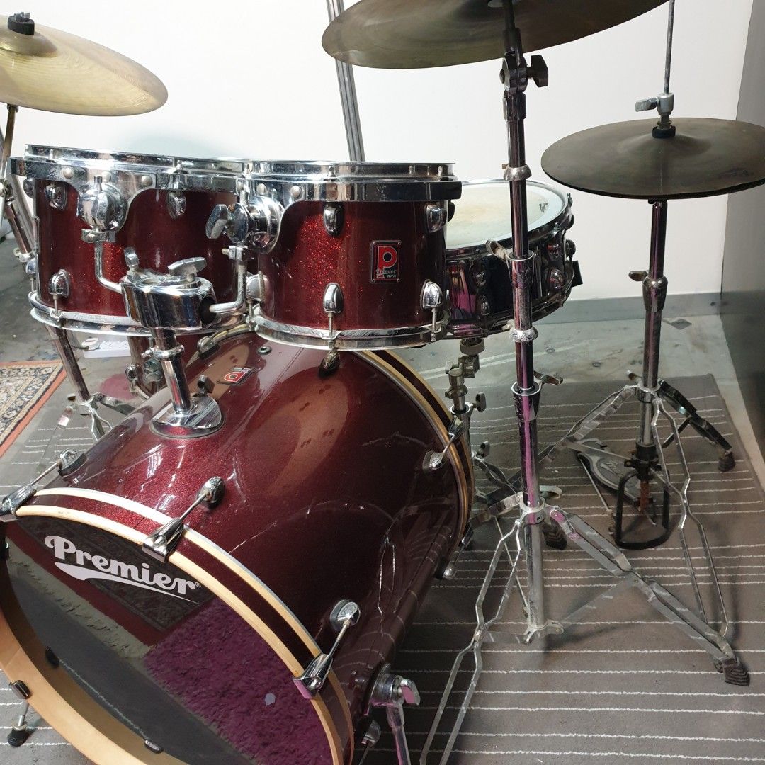 PREMIER Drum kit, Hobbies & Toys, Music & Media, Musical Instruments on ...