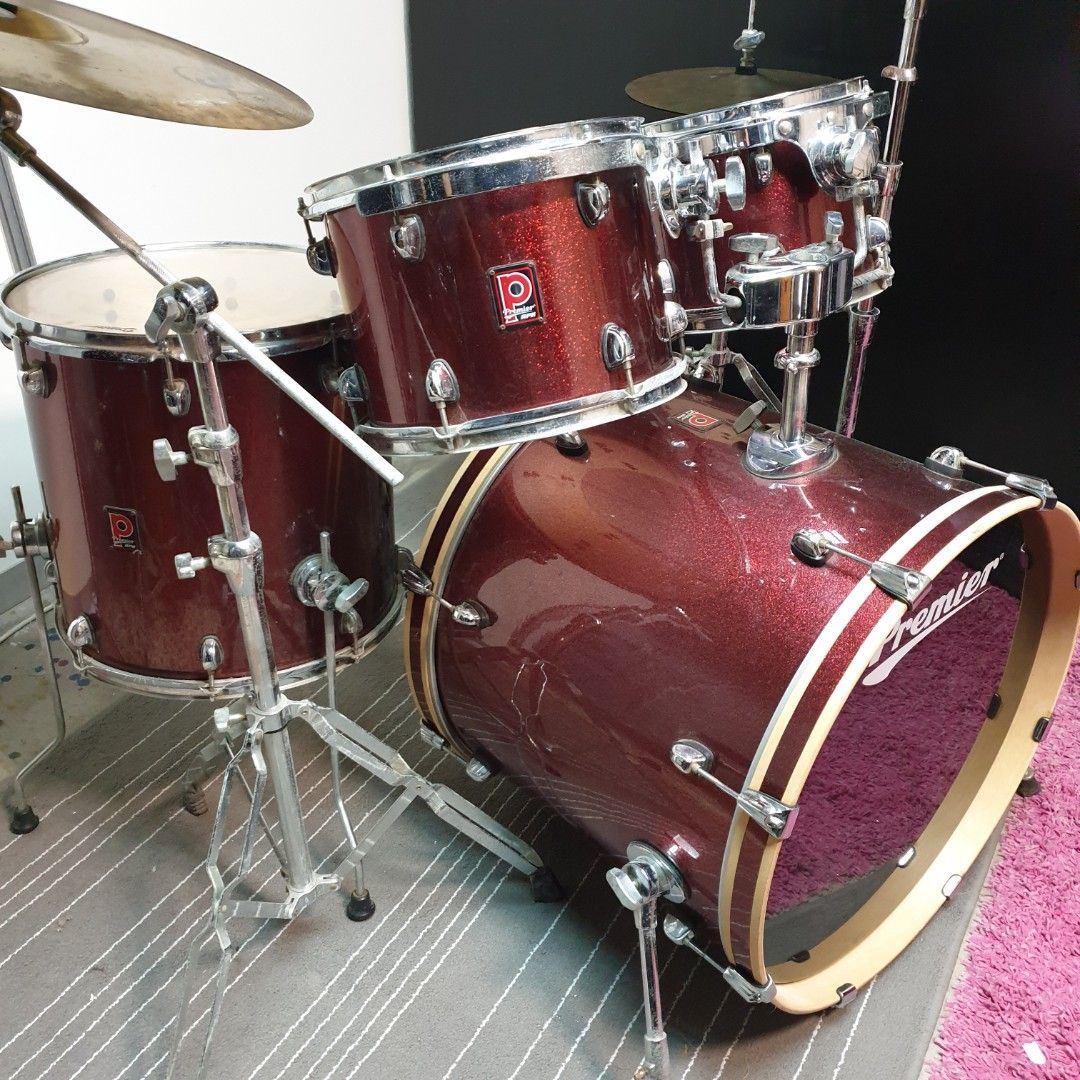 PREMIER Drum kit, Hobbies & Toys, Music & Media, Musical Instruments on ...