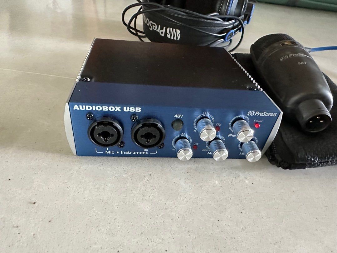 Presonus AudioBox USB recording set, Hobbies & Toys, Music & Media ...