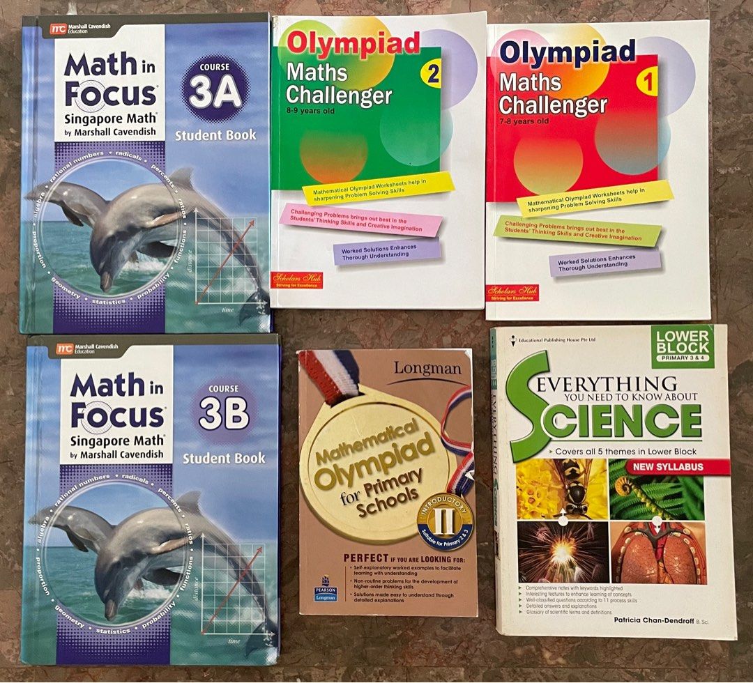 Primary 1/ 2/3 / 4 - Maths Olympiad / Science, Hobbies & Toys, Books ...