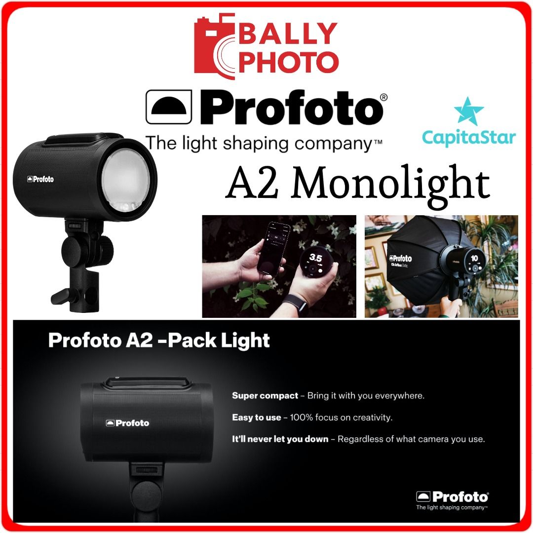 Profoto A2 Monolight Portable Strobe Flashes 100w, Photography ...