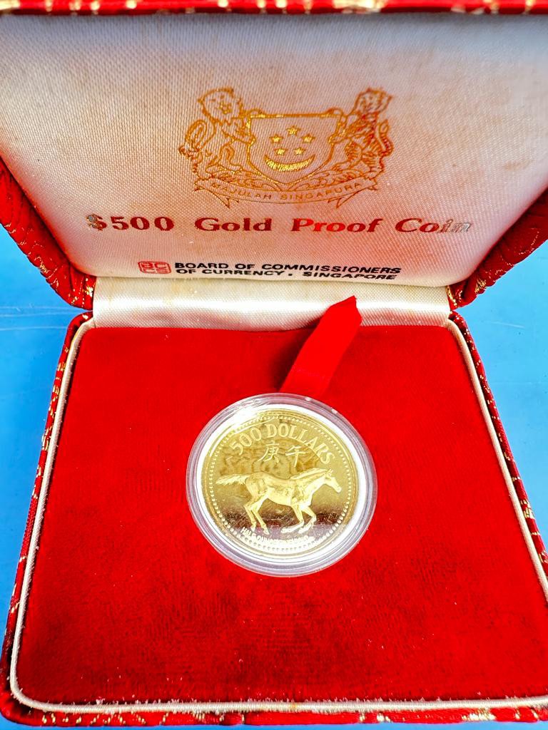 Proof 916 Gold Coins 1990 Horse, Hobbies & Toys, Memorabilia ...
