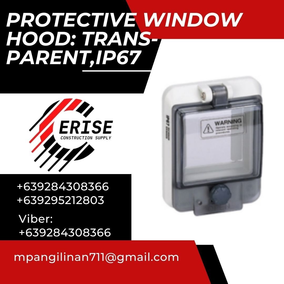 PROTECTIVE WINDOW HOOD: TRANSPARENT IP67, Commercial & Industrial ...