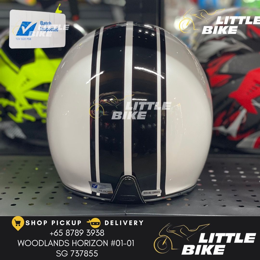 PSB APPROVED MT helmets Le mans 2 SV Gloss Pearl black motorcycle ...