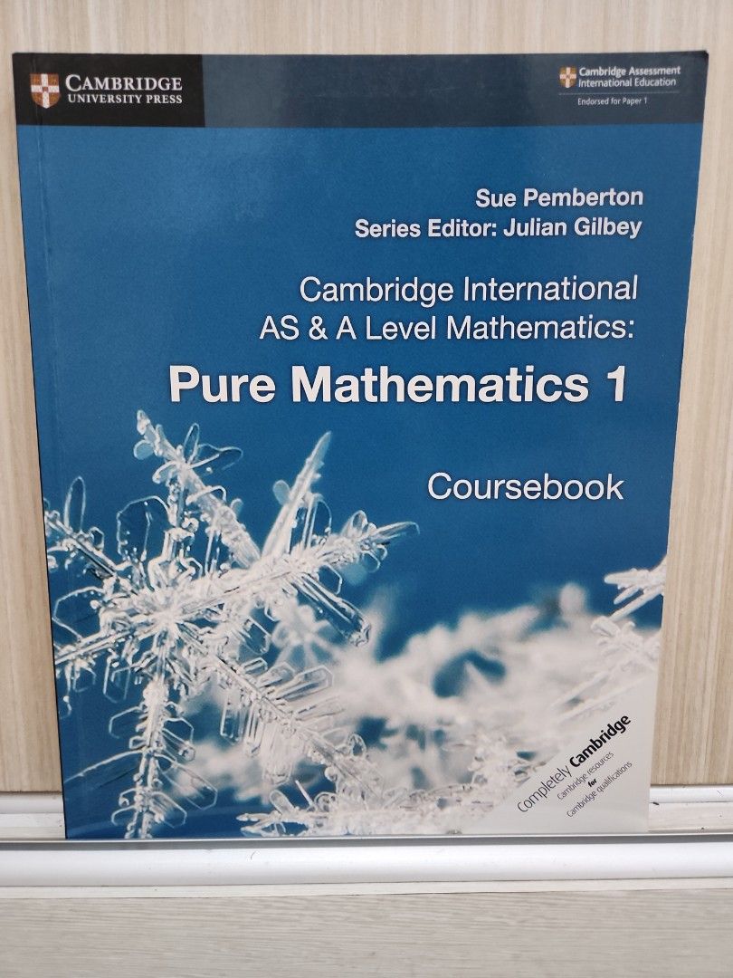 Pure Mathematics 1 Cambridge Coursebook on Carousell
