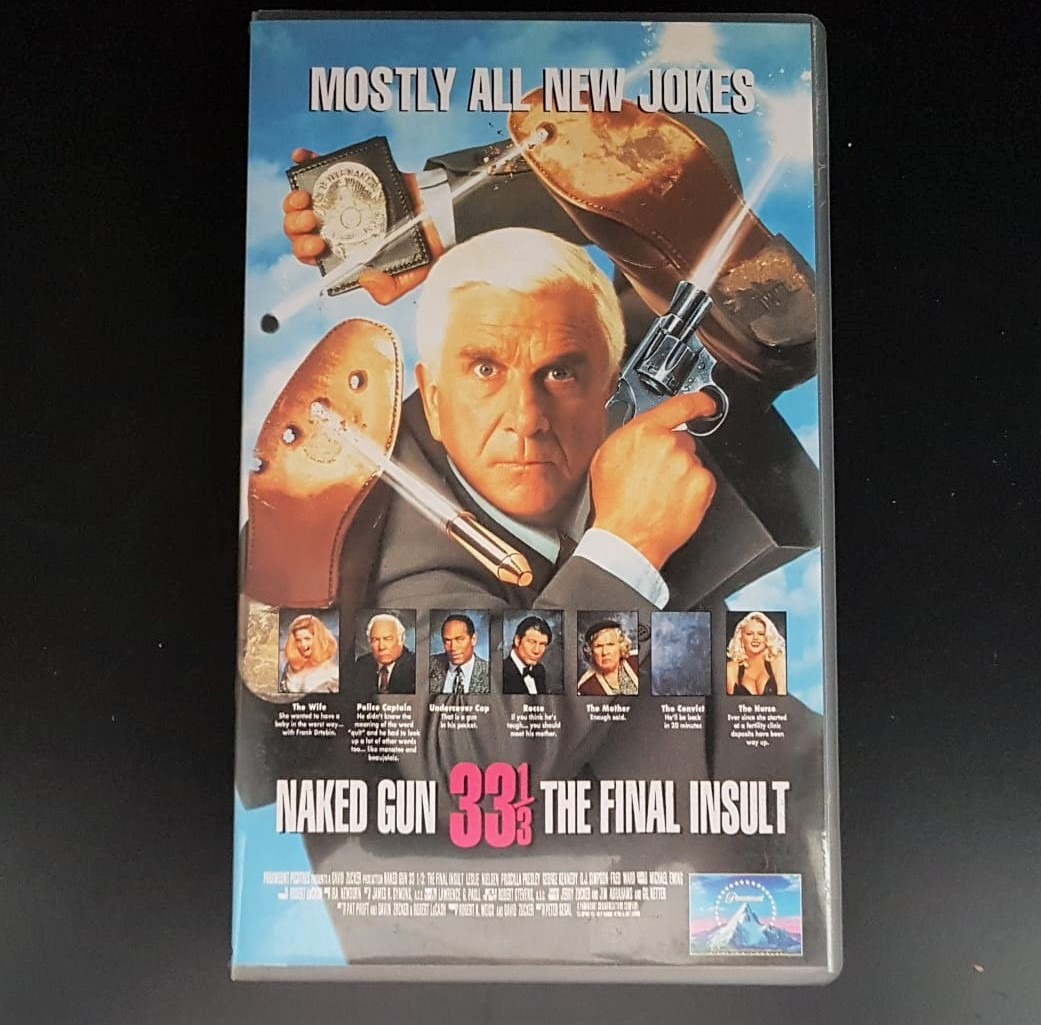 Rare Collectibles, Naked Gun 33 1/3 The Final Insult, Leslie Nielsen, O ...
