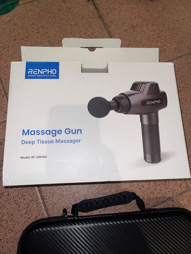 Renpho Massage Gun, Health & Nutrition, Massage Devices on Carousell