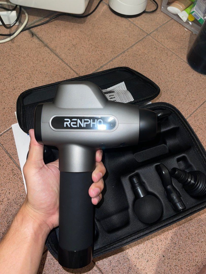 Renpho Massage Gun, Health & Nutrition, Massage Devices on Carousell