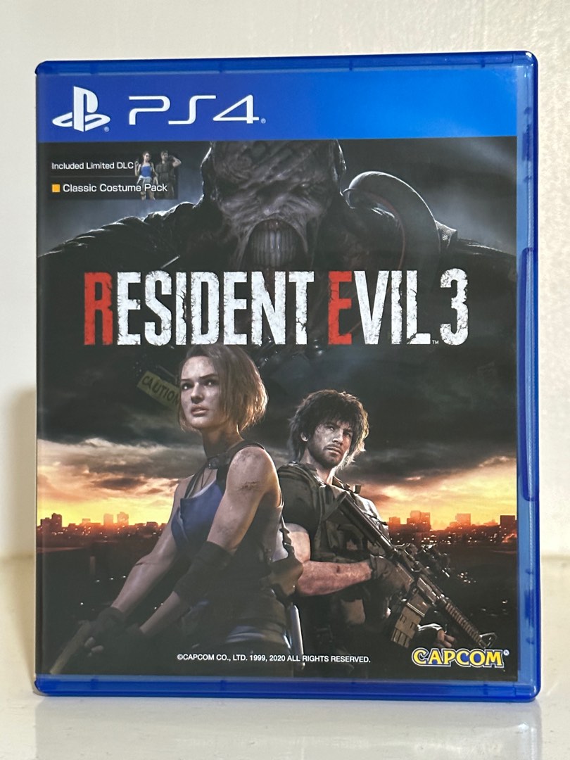 Resident Evil 3 Remake (RE3), Video Gaming, Video Games, PlayStation on ...
