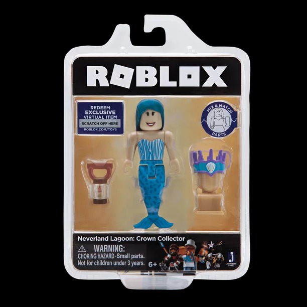 Roblox Celebrity Collection - Neverland Lagoon: Crown Collector Figure ...