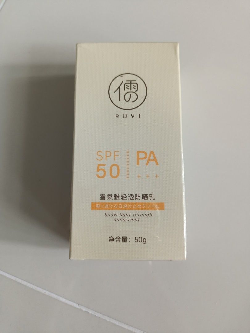Ruyi Sunscreen Spf 50 PA+++, Beauty & Personal Care, Face, Face Care on ...