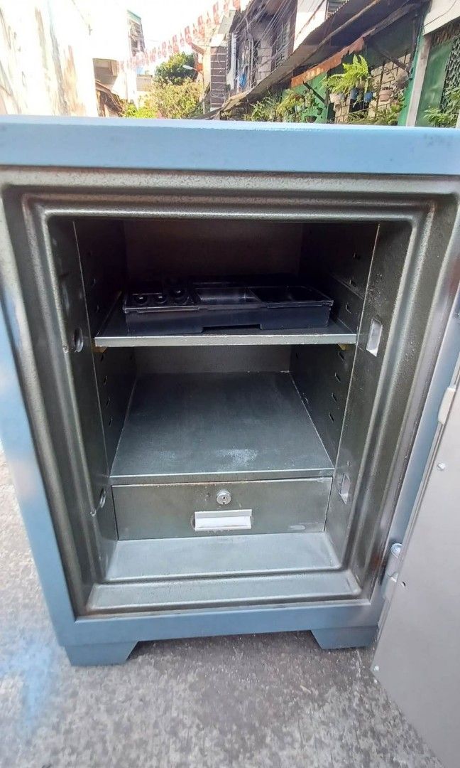 Safety Vault with Key and Number Combination and Heavy Duty Wheels, 2 ...