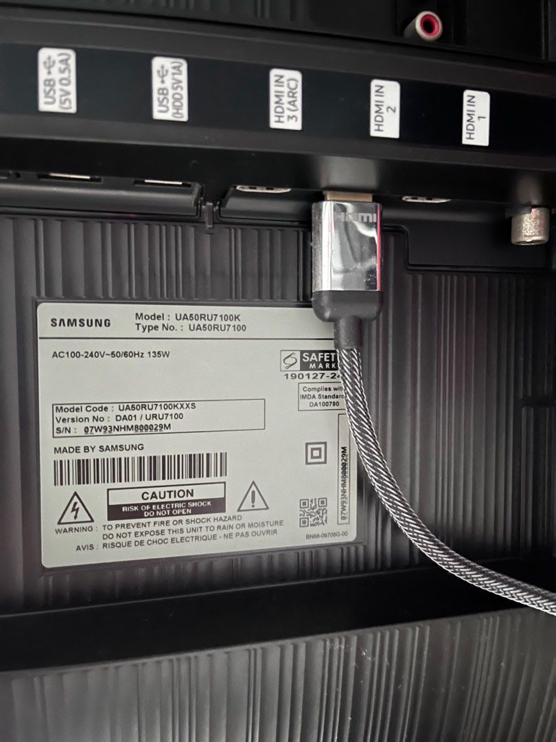 Samsung Smart TV RU7100 Series 50”, TV & Home Appliances, TV ...