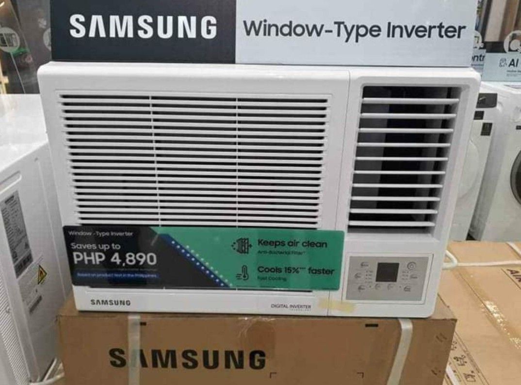Samsung Window Type Aircon Inverter type with Remote type, TV & Home Appliances, Air ...