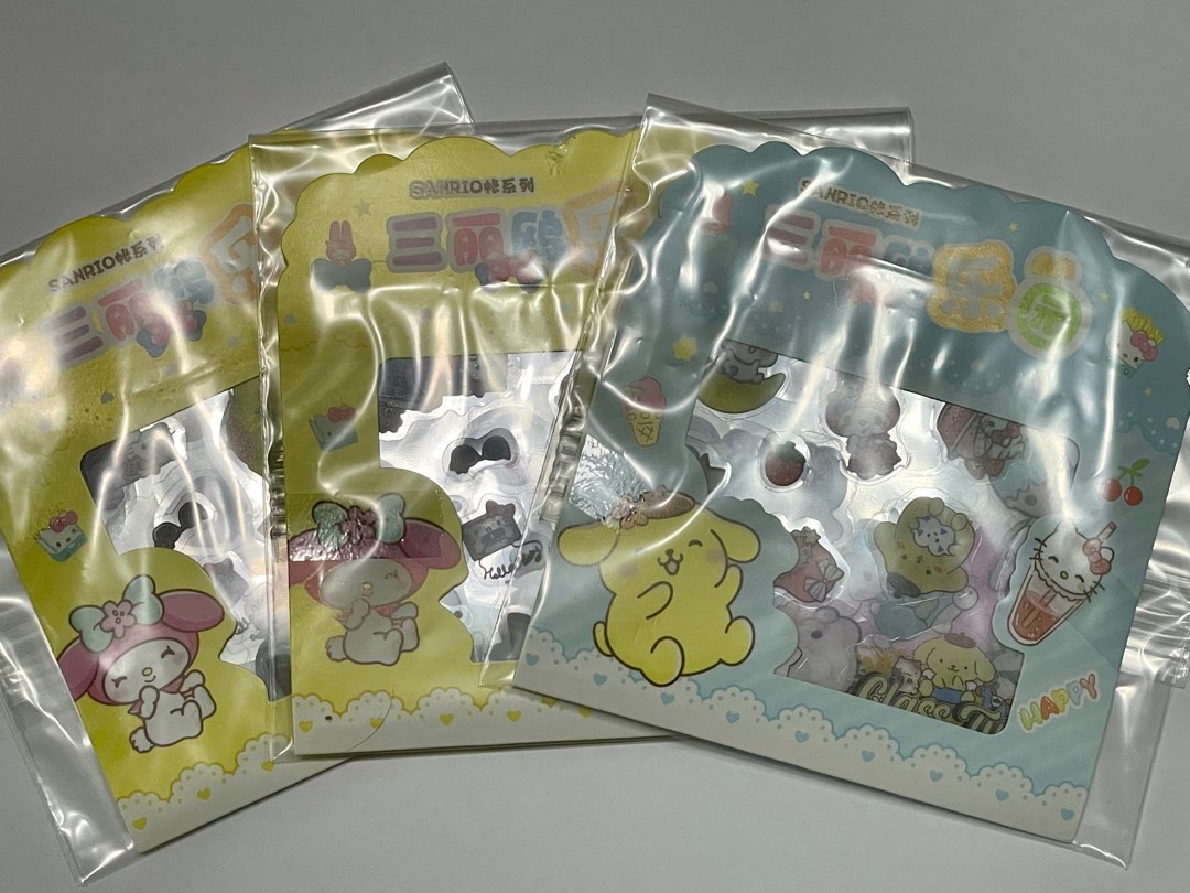 Sanrio Sticker Bundle ( Contains Various Sanrio Sticker), Hobbies & Toys, Stationery & Craft ...
