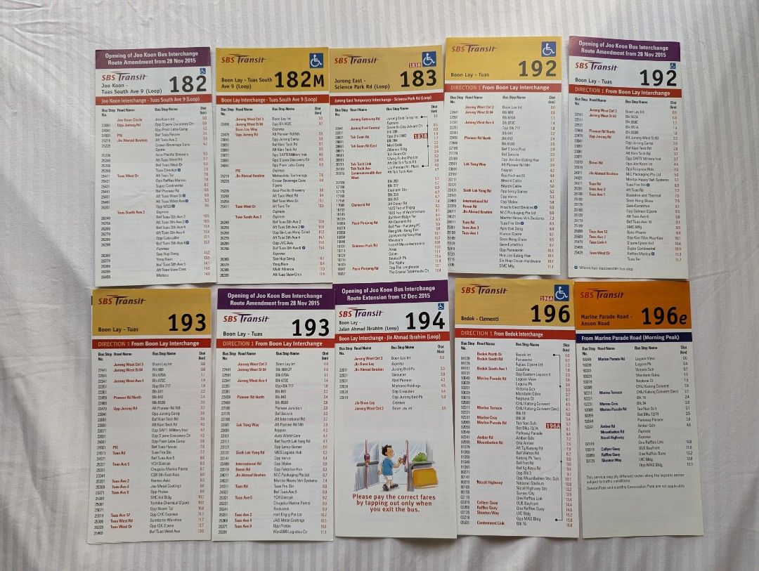 SBS Transit 6th Gen Bus Guides, Hobbies & Toys, Memorabilia ...