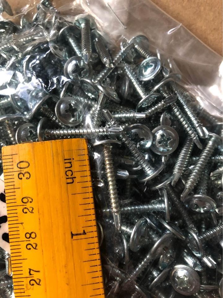 Self Drilling Screws Jobscrews GI 1” 25mm, 3/4” 20mm, 1/2” 13mm - # 6 ...