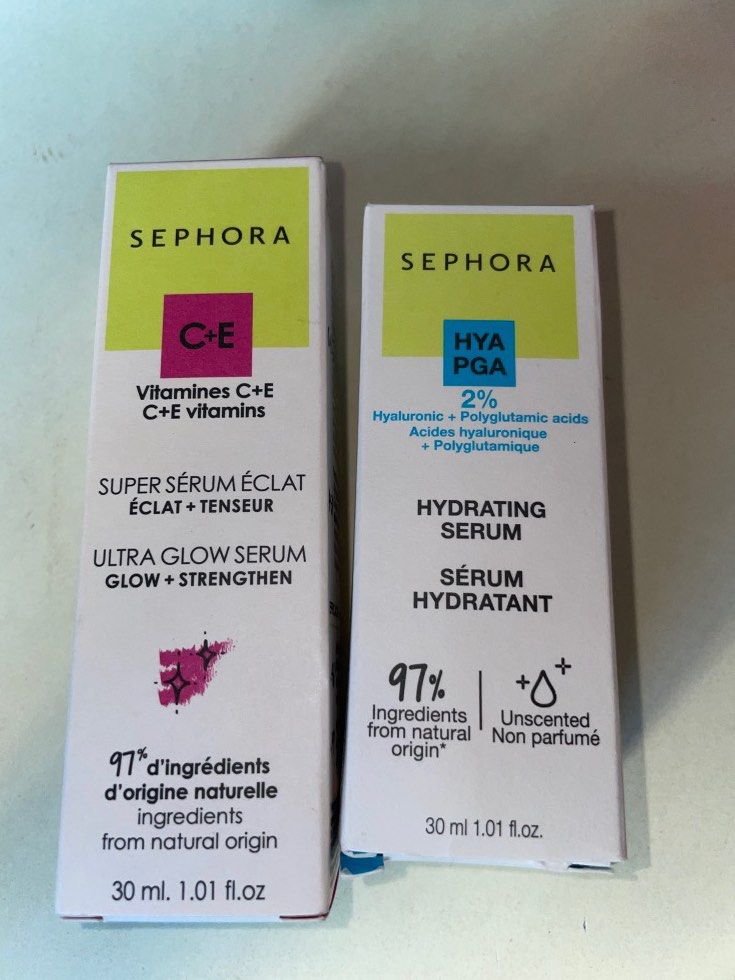 Sephora Ultra Glow Serum and Hydrating Serum, Beauty & Personal Care ...