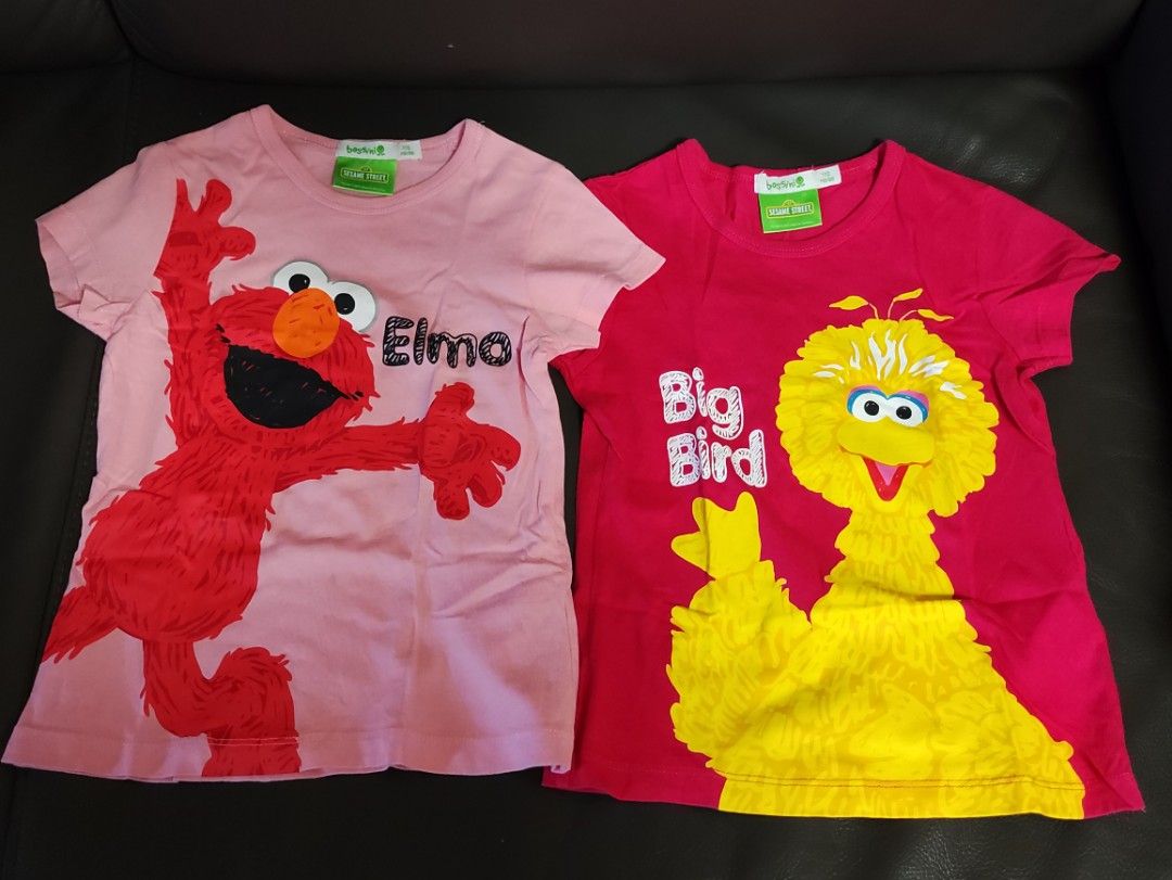 Sesame Street Bossini Clothes for 4-5yo girl, Babies & Kids, Babies ...