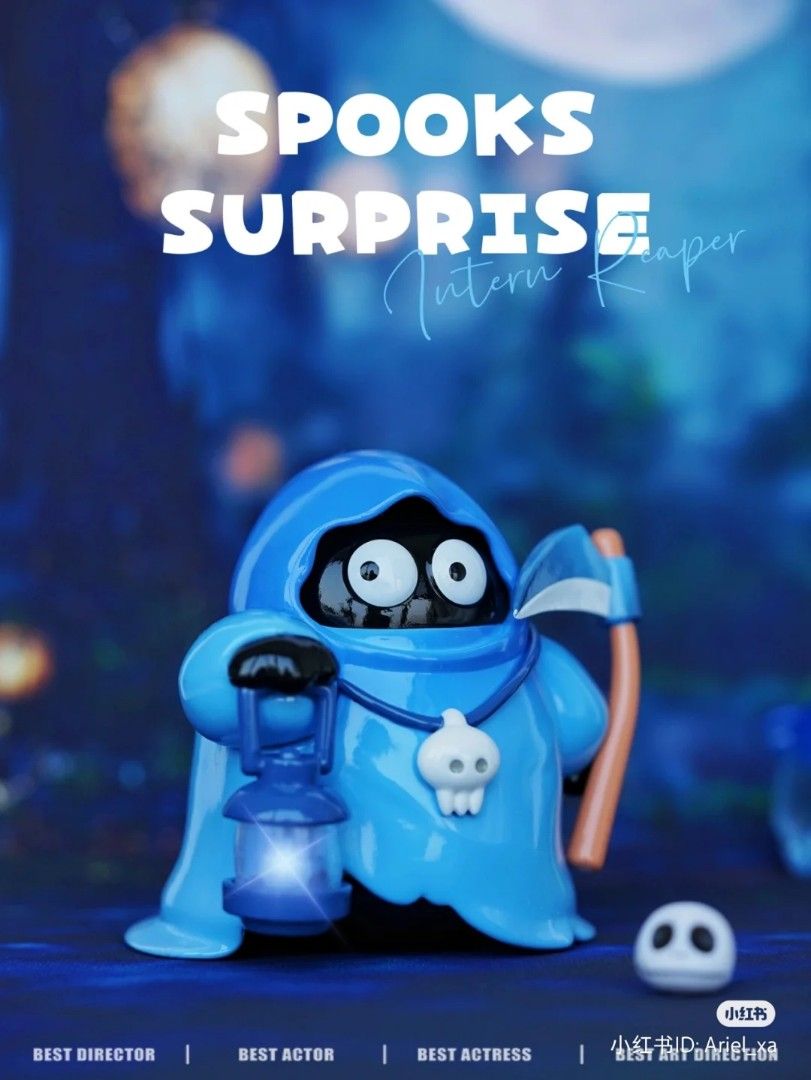 (SET of 10) Black Carbon Spooks Surprise blindbox blind box Heyone ...