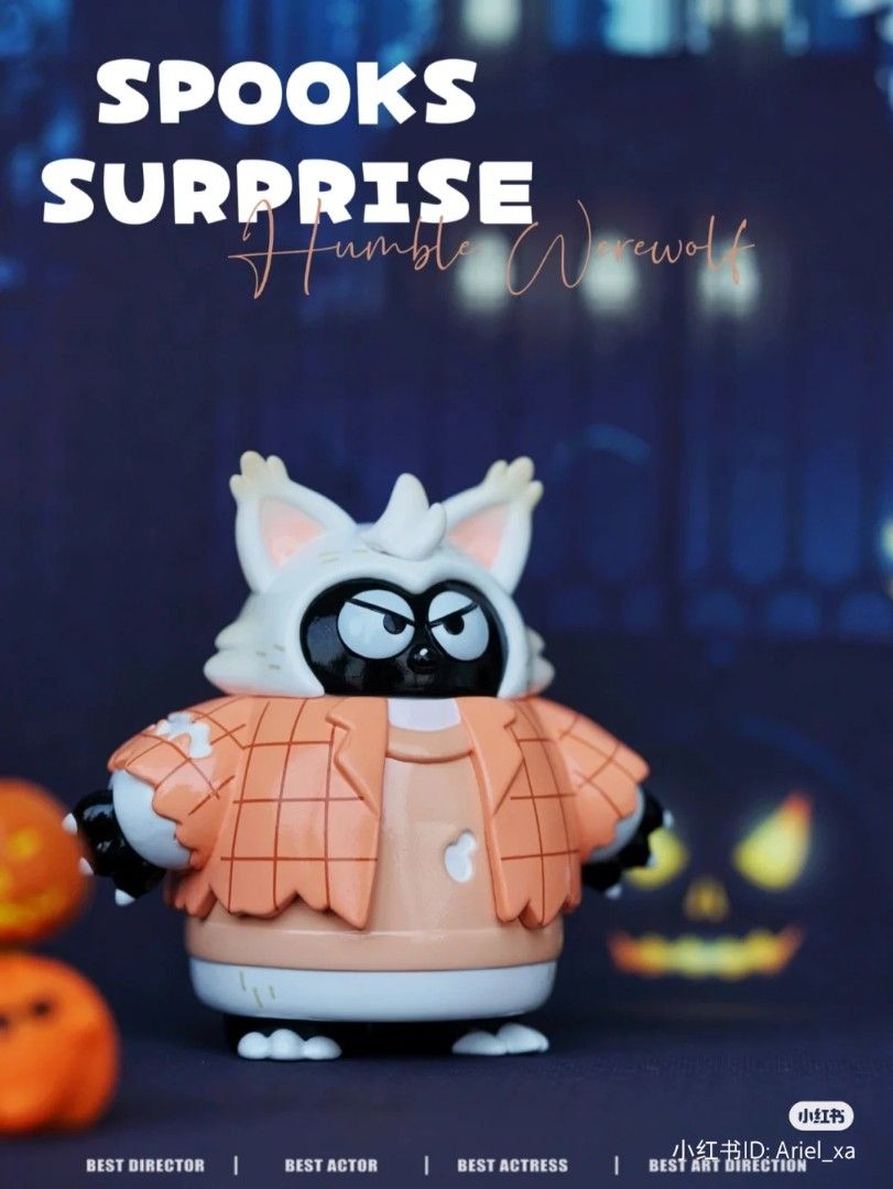 (SET of 10) Black Carbon Spooks Surprise blindbox blind box Heyone ...