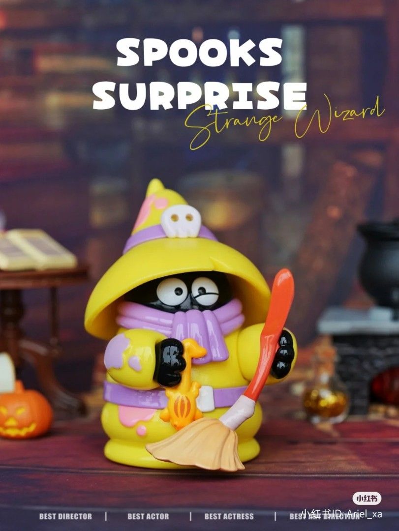 (SET of 10) Black Carbon Spooks Surprise blindbox blind box Heyone ...